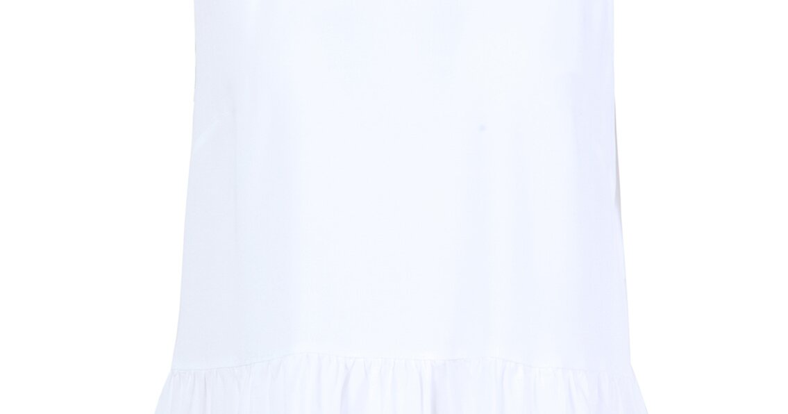 Jednobojna Bluza bez Rukava - Bela - Bluze/Košulje - Ivko Woman